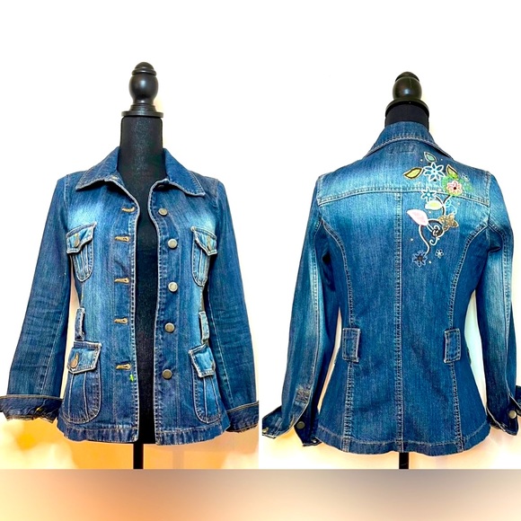 Rustic Denim | Jackets & Coats | Rustic Denim Womens Jean Jacket Sz ...